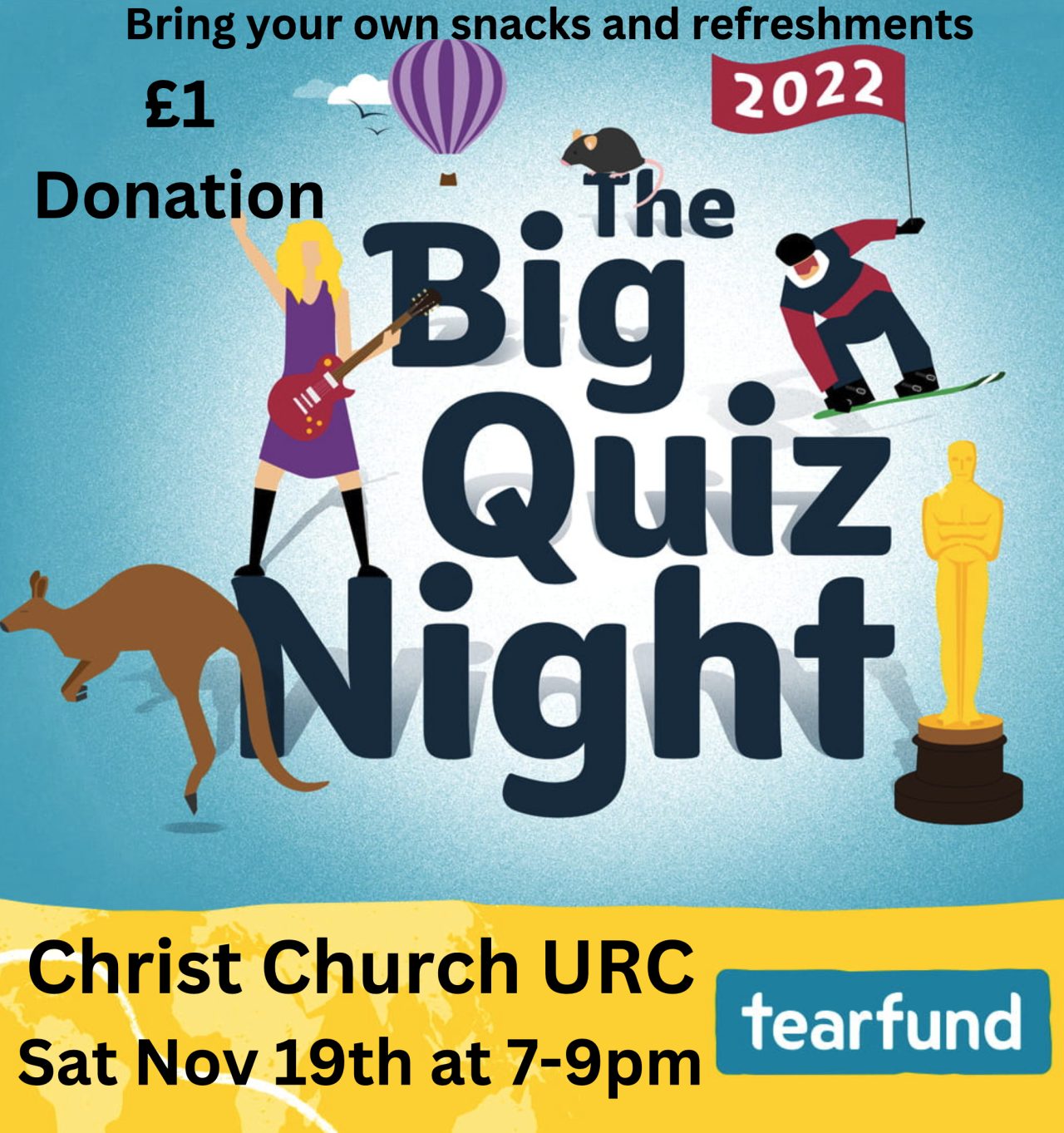 The Big Quiz Night | Christ Church United Reformed Church, Petts Wood