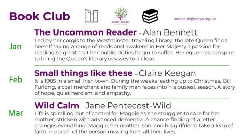 Book Club – The Uncommon Reader | Christ Church United Reformed Church ...